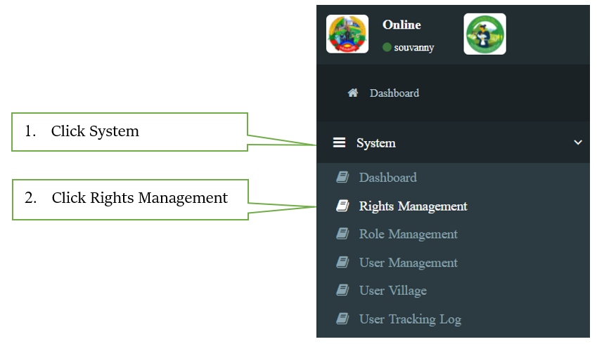 Rights management is to determine access rights to user information for ...